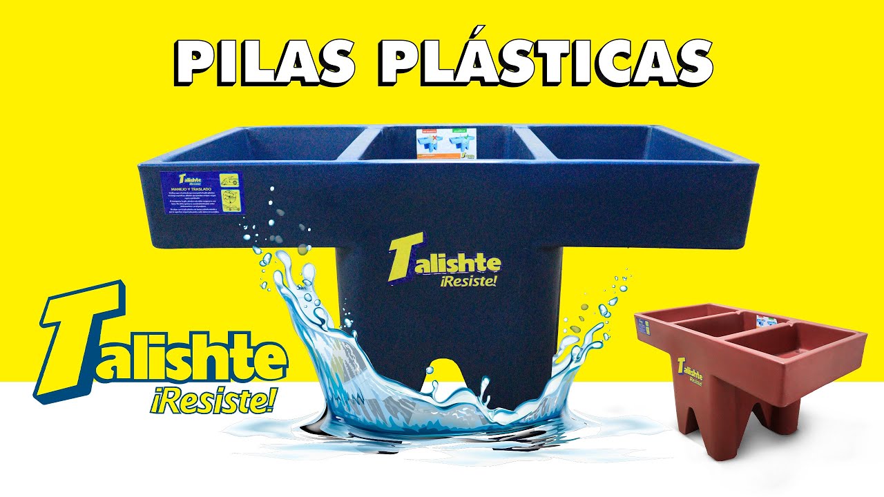 Pilas Plásticas Talishte 💦- Lavaderos que Si Resisten - YouTube