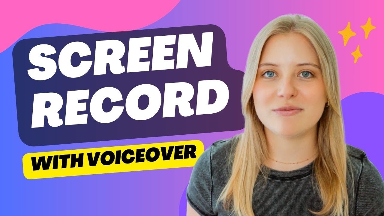 Screen record with voiceover like a pro now! - YouTube