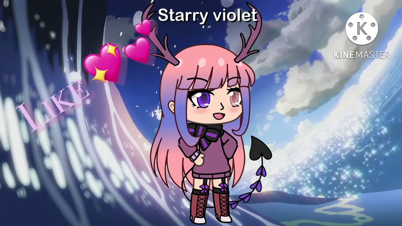 My Channel Intro 💜💙 - YouTube