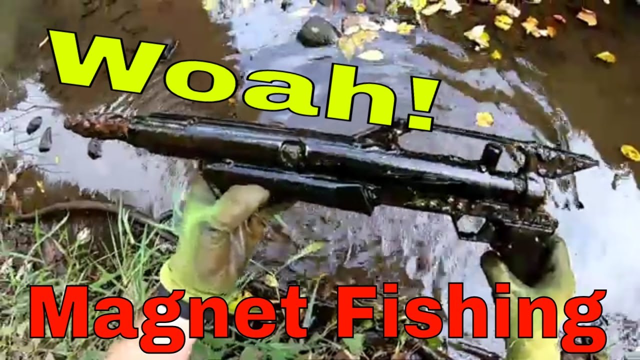 Sniper Rifle found in the river! | Magnetar #silvercitysaturdays - YouTube