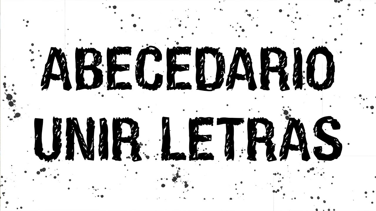 Tutorial Abecedario Lettering Unir letras - UGDT - YouTube