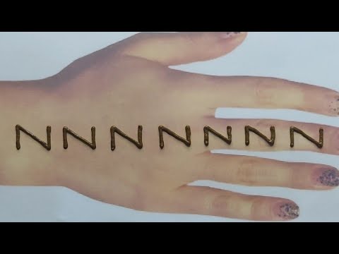 Z letter mehndi design || Easy Simple Mehndi Design || Z Alphabet ...