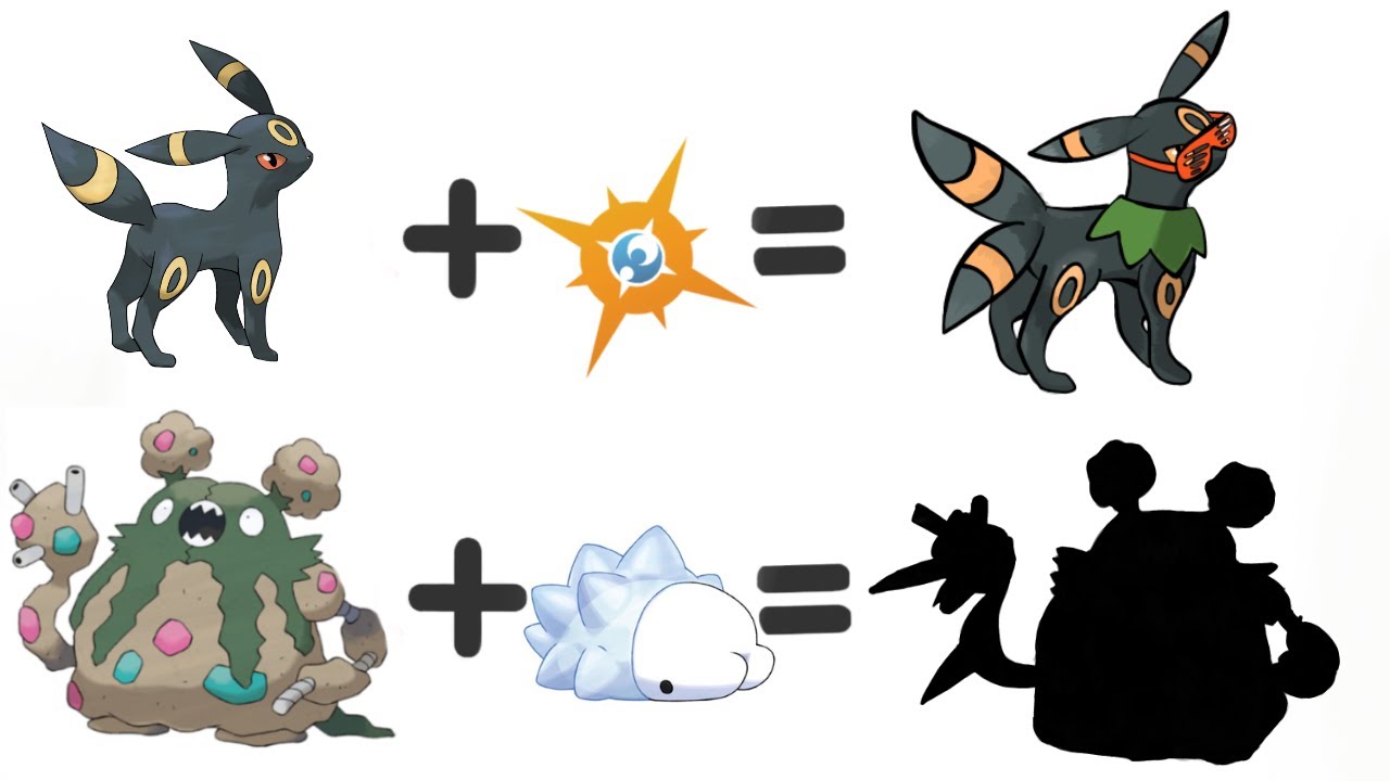Pokemon Fusion Request #1: Alolan Umbreon , Snom + Garbodor - YouTube