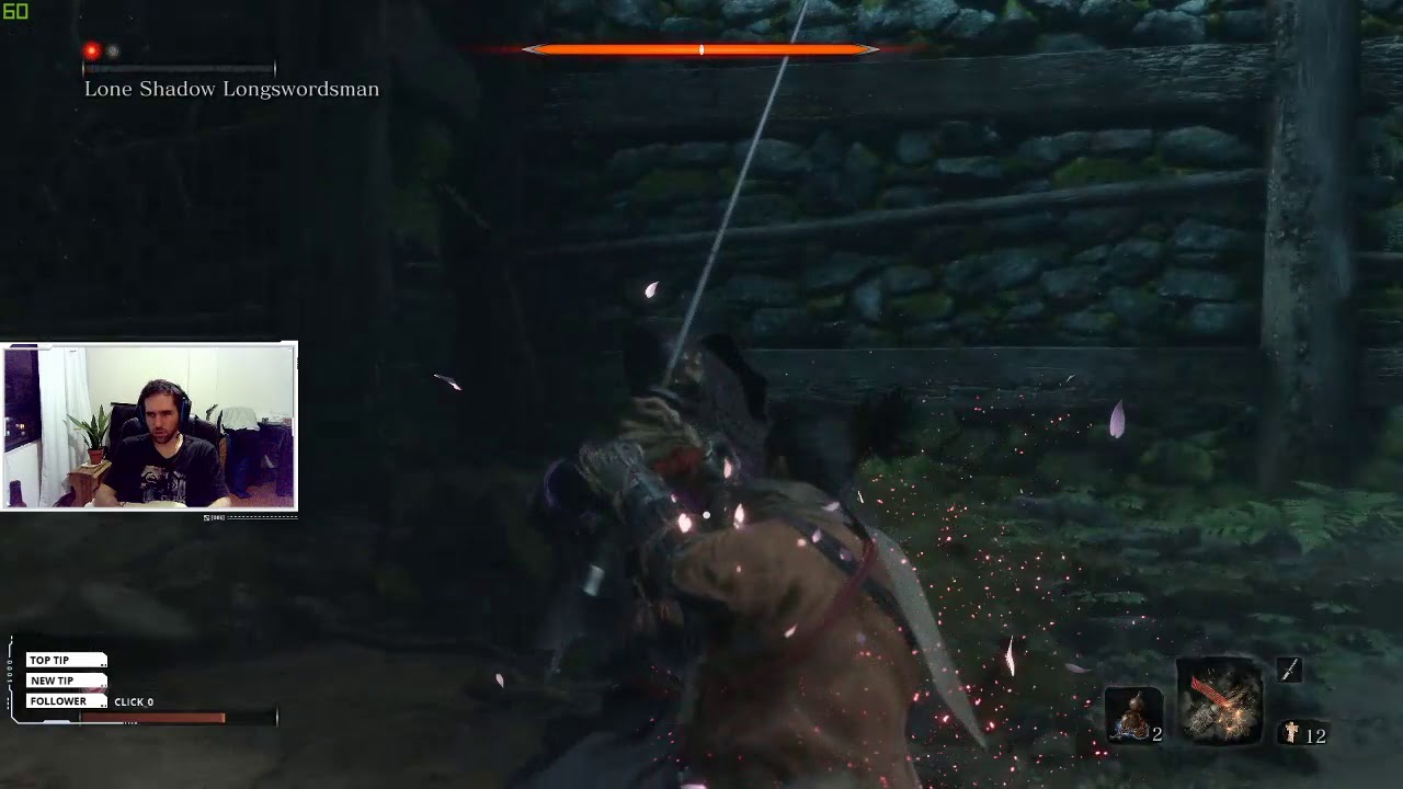 Sekiro Lone Shadow Longswordsman fight - YouTube