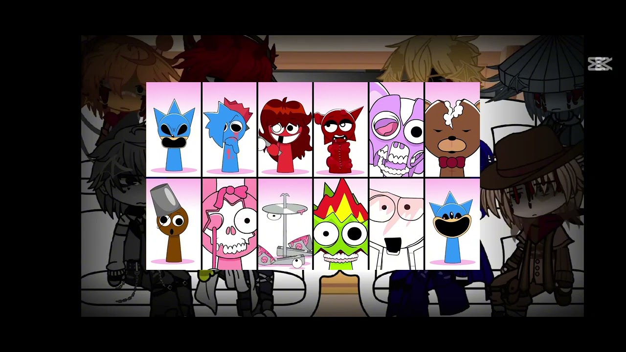 Sprunki React To.. Incredibox Compilation COMPLETE - YouTube