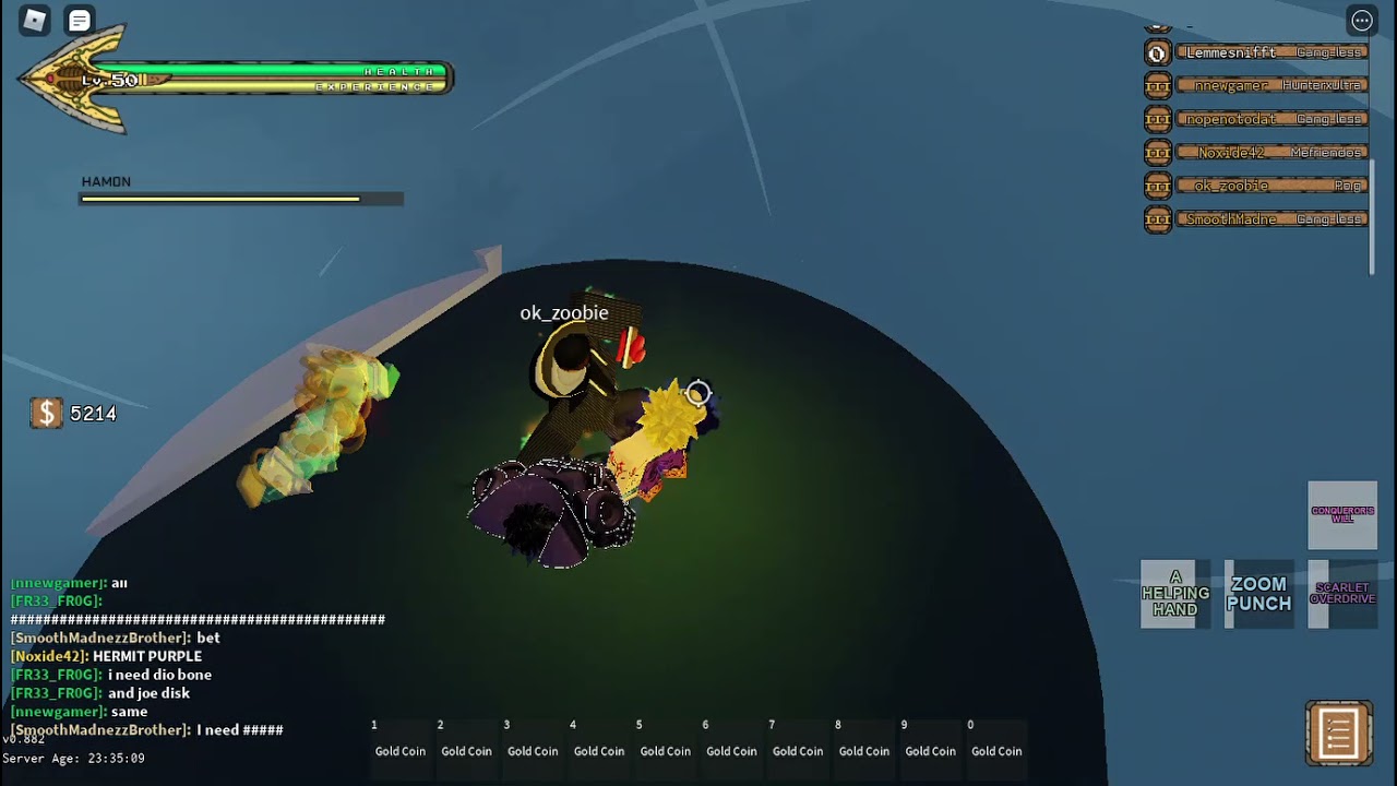 [YBA] Rage+Boxing+Helping hand defense OMG! - YouTube