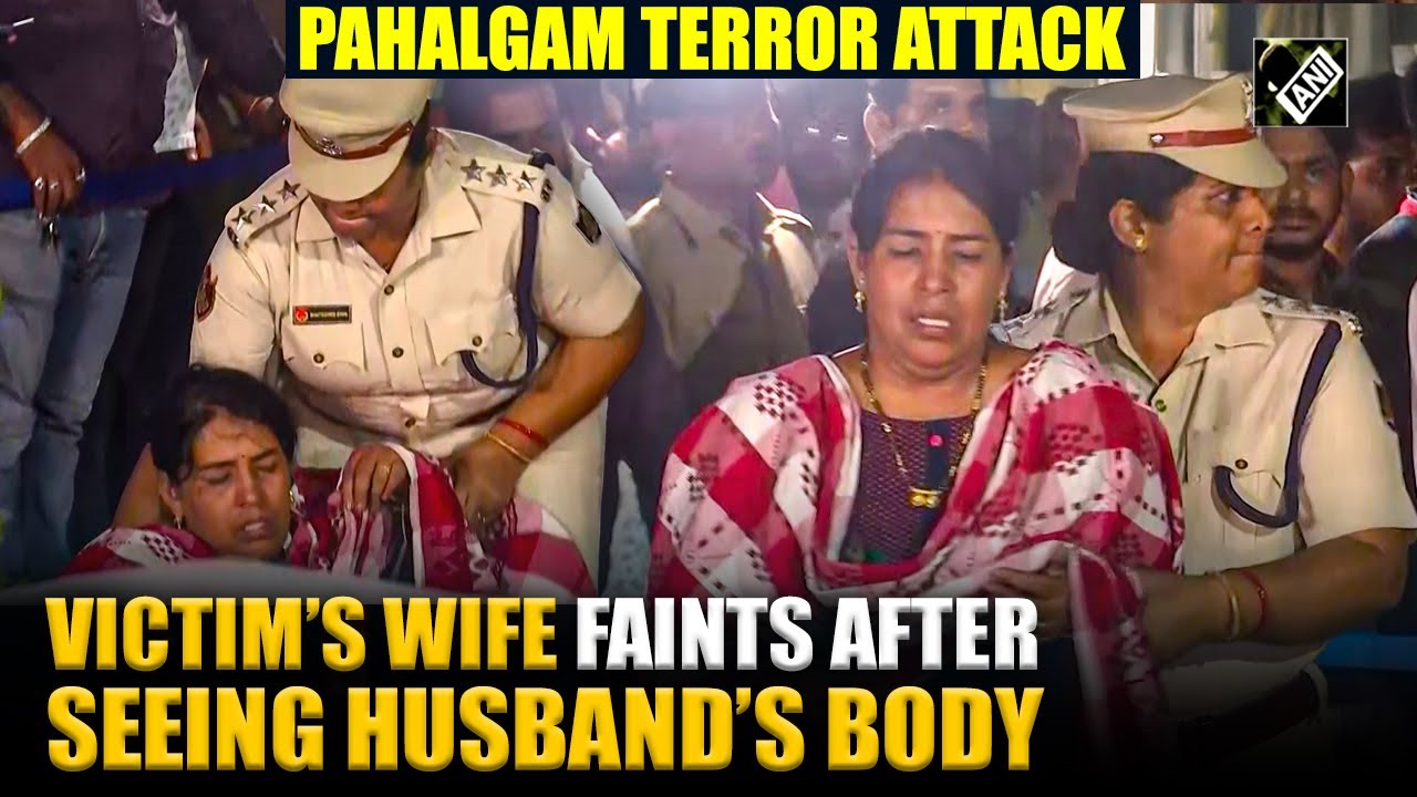 Pahalgam attack victim Prashant Satapathy mortal remains arrive in ...