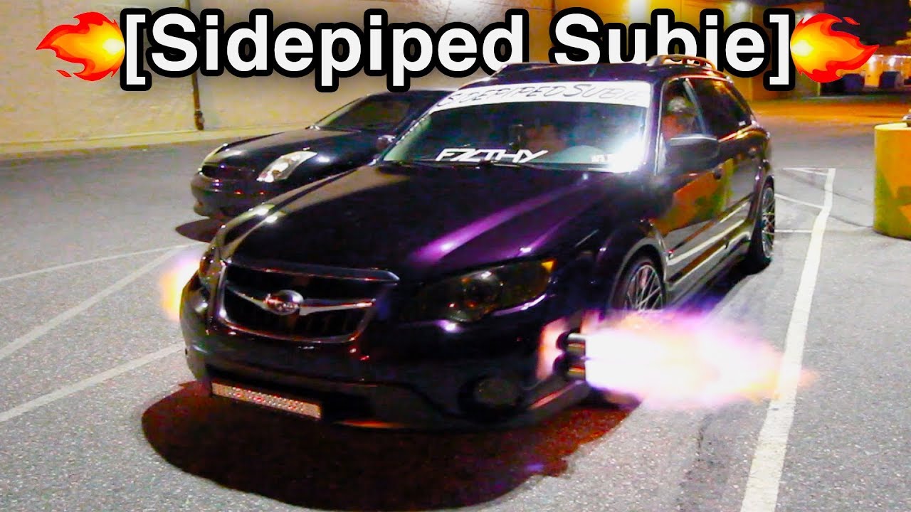 Sidepiped Subie [Shooting Fire Like Flamethrowers 🔥🚗🔥// Heavily ...