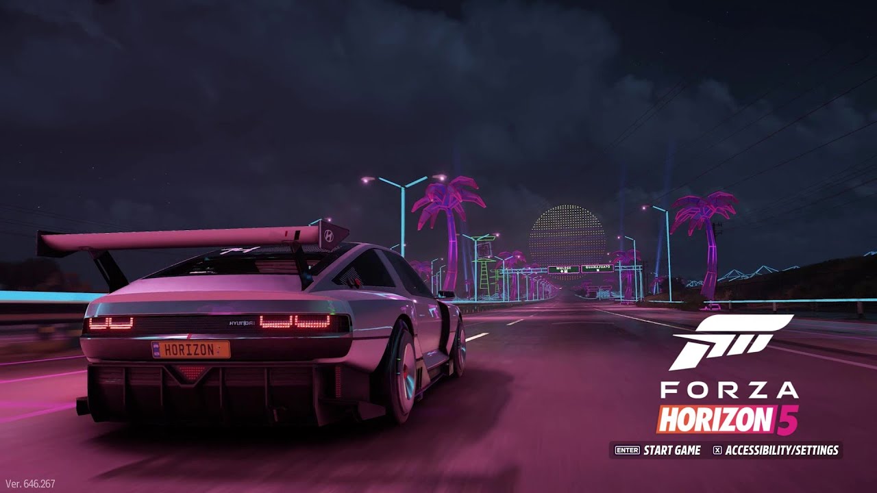 [Forza Horizon 5] Horizon Retrowave Title Screen | Encanto REMIX - YouTube