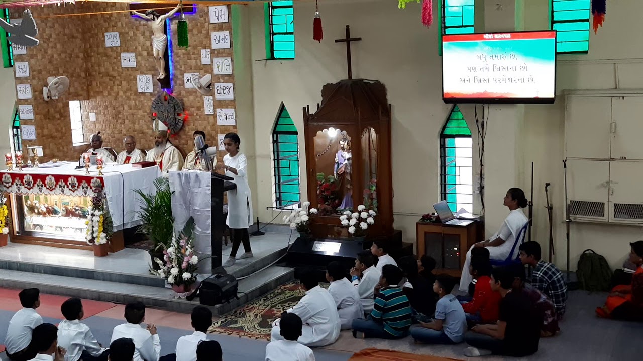 Confirmation day reading Tia - YouTube