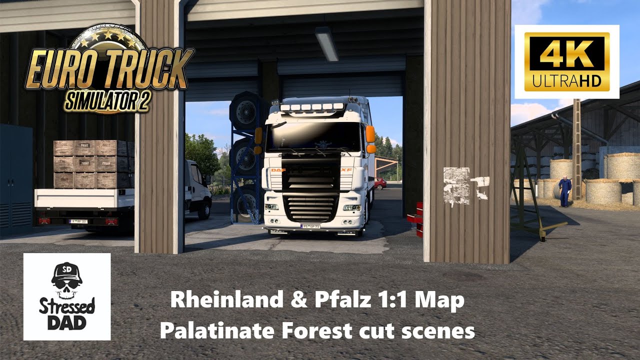 ETS2 Map Mod - RPM – Rheinland & Pfalz 1:1 Map - Palatinate Forest ...