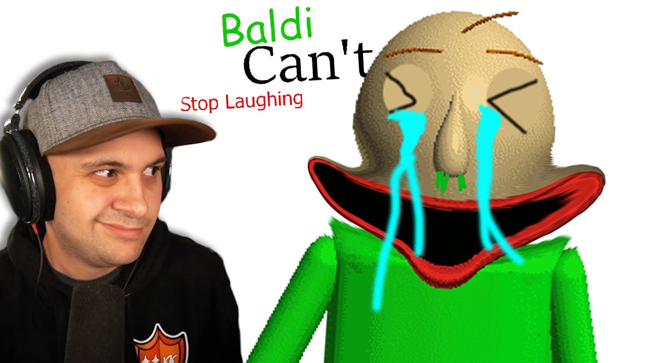 BALDI CAN'T STOP LAUGHING... - YouTube