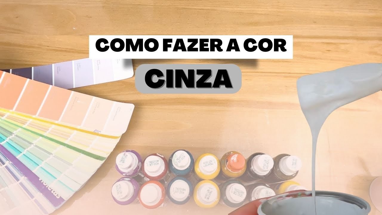 COMO FAZER A COR CINZA - YouTube