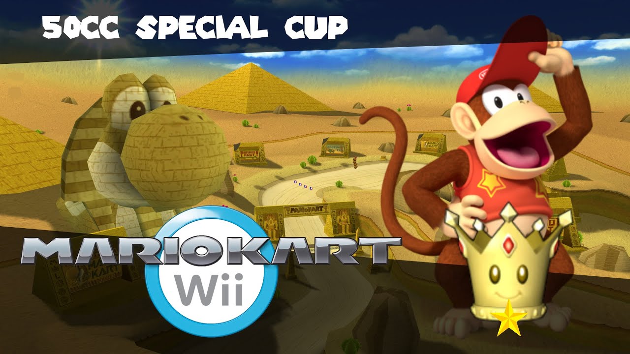 Mario Kart Wii | 50cc Special Cup | Diddy Kong + Classic Dragster - YouTube