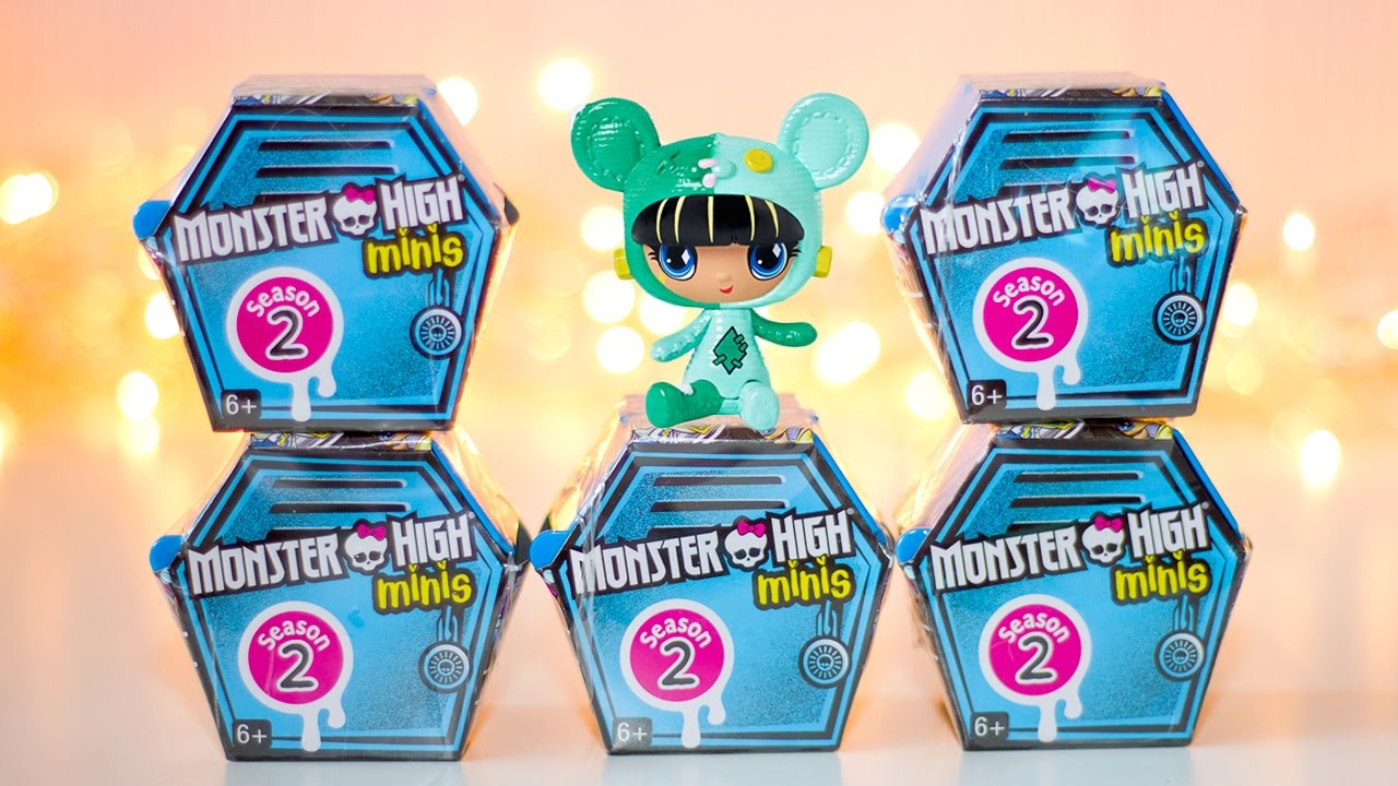 MONSTER HIGH Minis Season 2. Teddy Bear Ghouls. - YouTube