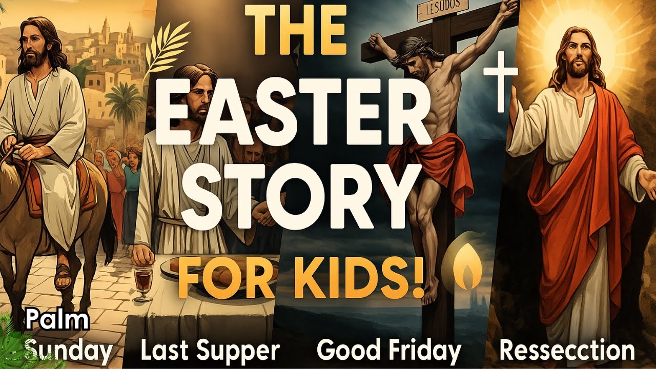 Easter Bible Story for Kids | Jesus’ Final Days Explained for Children ...