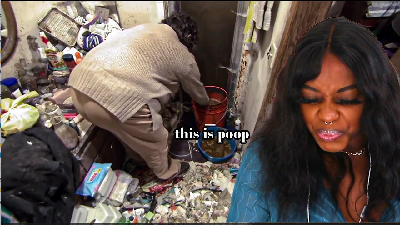 SHE POOPS ALL OVER HER HOUSE??????? POOP LADY HORDERS REACTION - YouTube