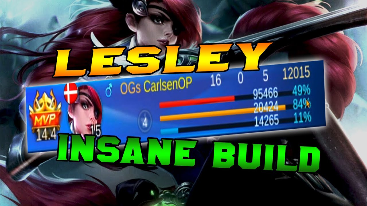 Best Build for Lesley (Emblems in description!) - Mobile Legends - YouTube