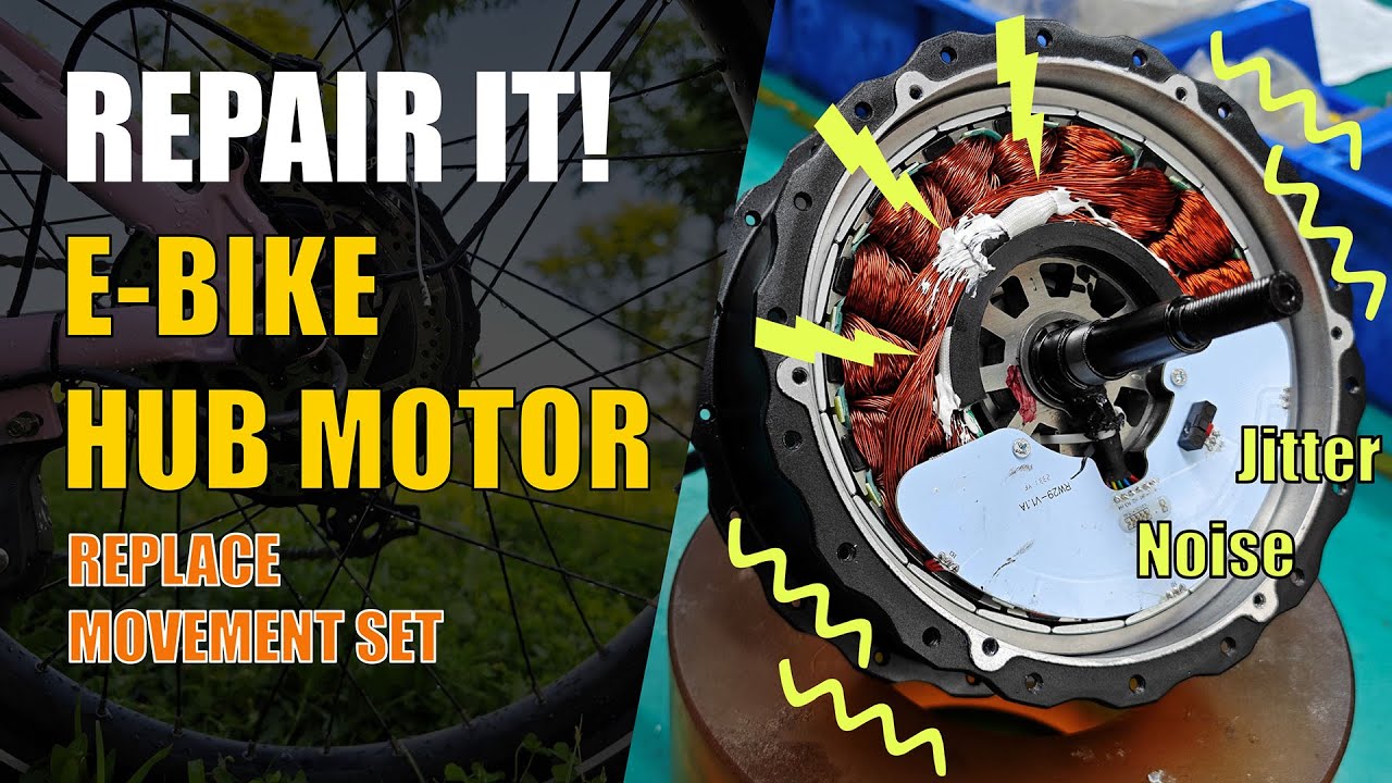 How to repair an eBike Hub Motor | Replace Movement Set and Eliminate ...