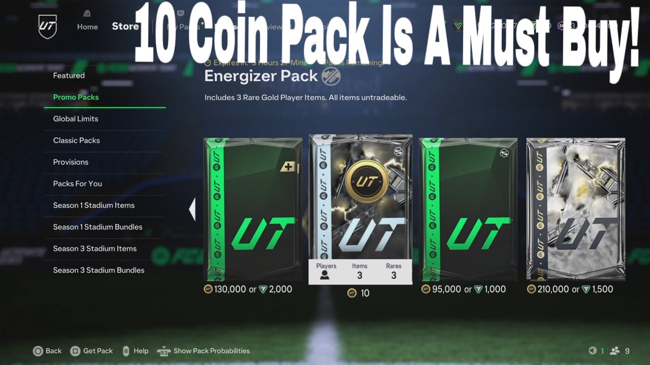 10 Coin Packs Are A Must Grab! FC 25 Ultimate Team! - YouTube