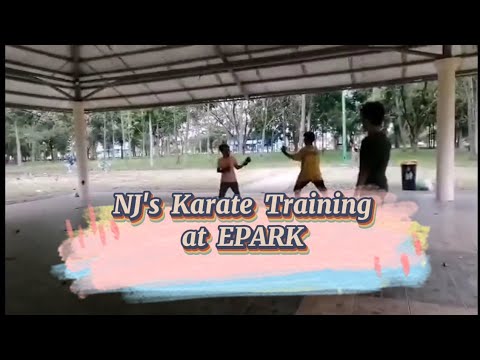 NJ'S KARATE TRAINING AT EPARK - YouTube