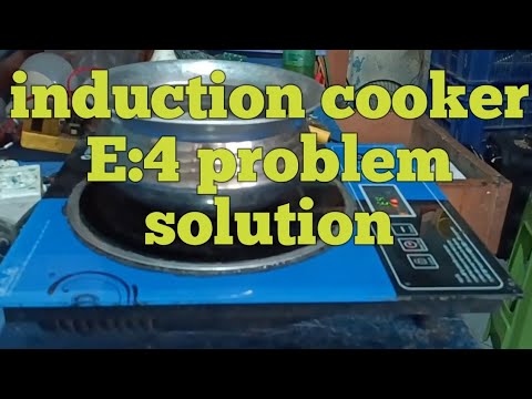 E4 problem solution induction cooker #induction cooker e4 code problem solution - YouTube