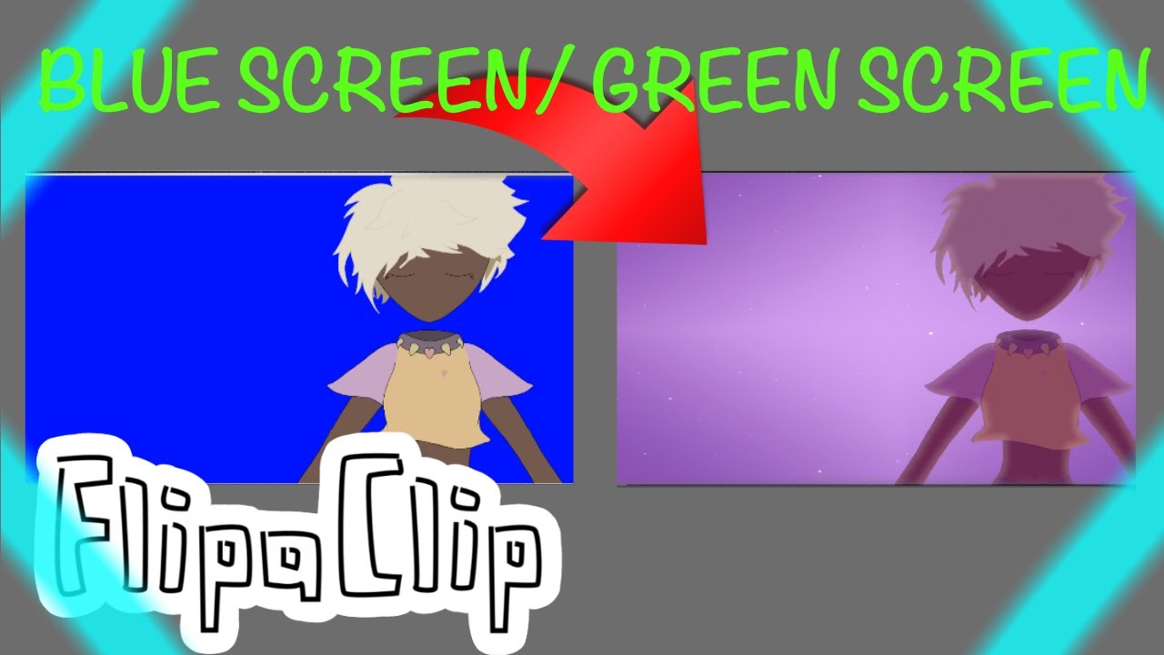 HOW TO DO GREEN SCREEN EFFECT // flipaclip tutorial - YouTube
