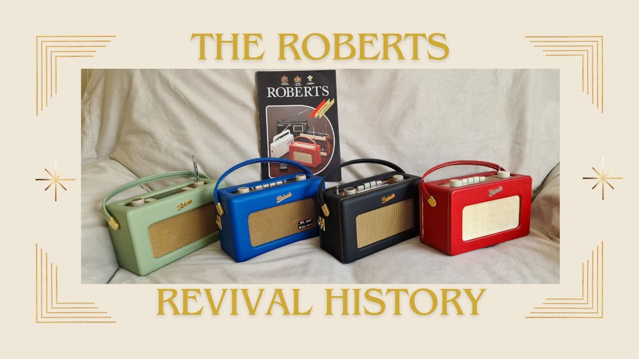 Roberts Revival Radio History - 70 Years of Iconic Radio Design - (1954 ...