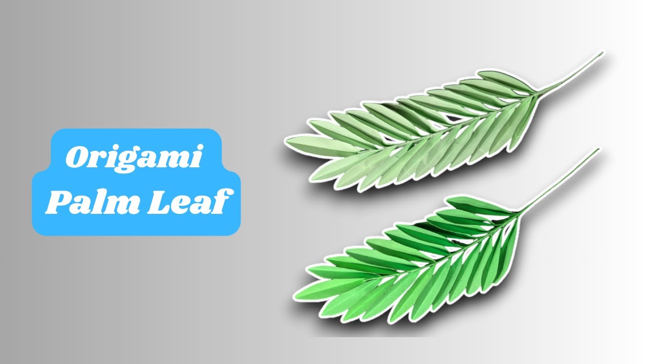 DIY Ideas | How to make palm leaf by Papers Craft | DIY - YouTube