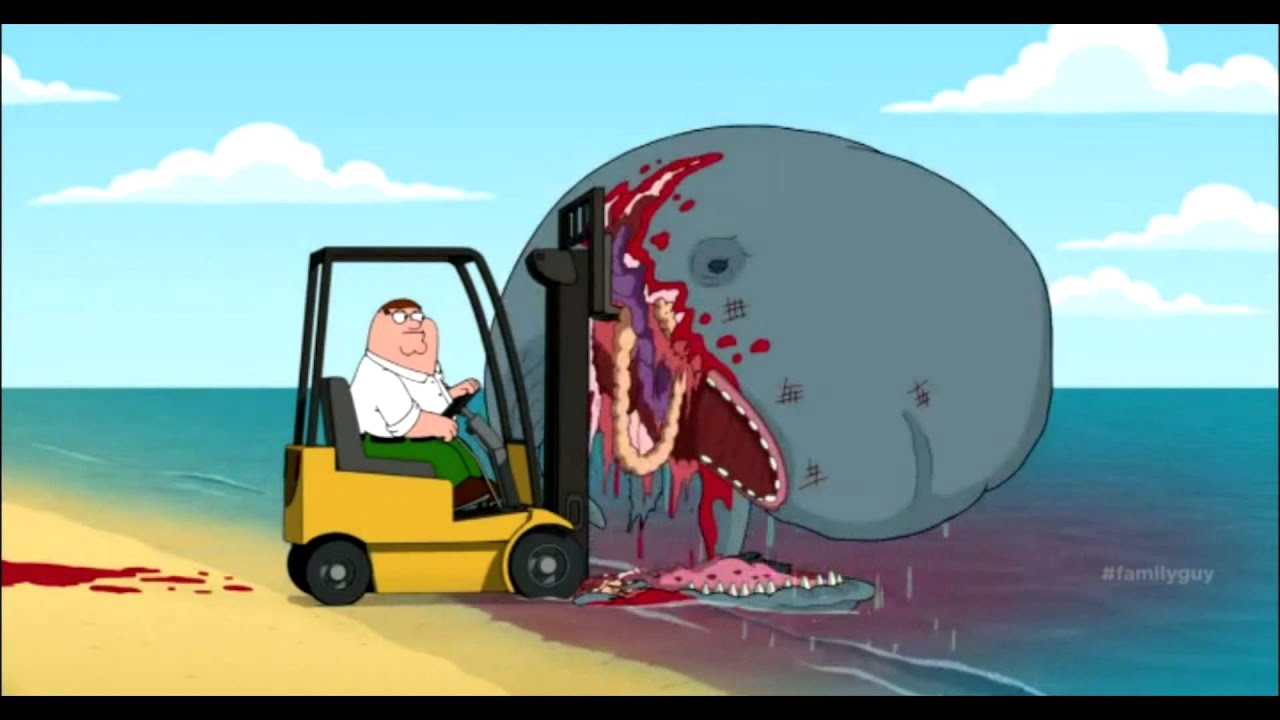 Family Guy - Peter Saves Whale - YouTube