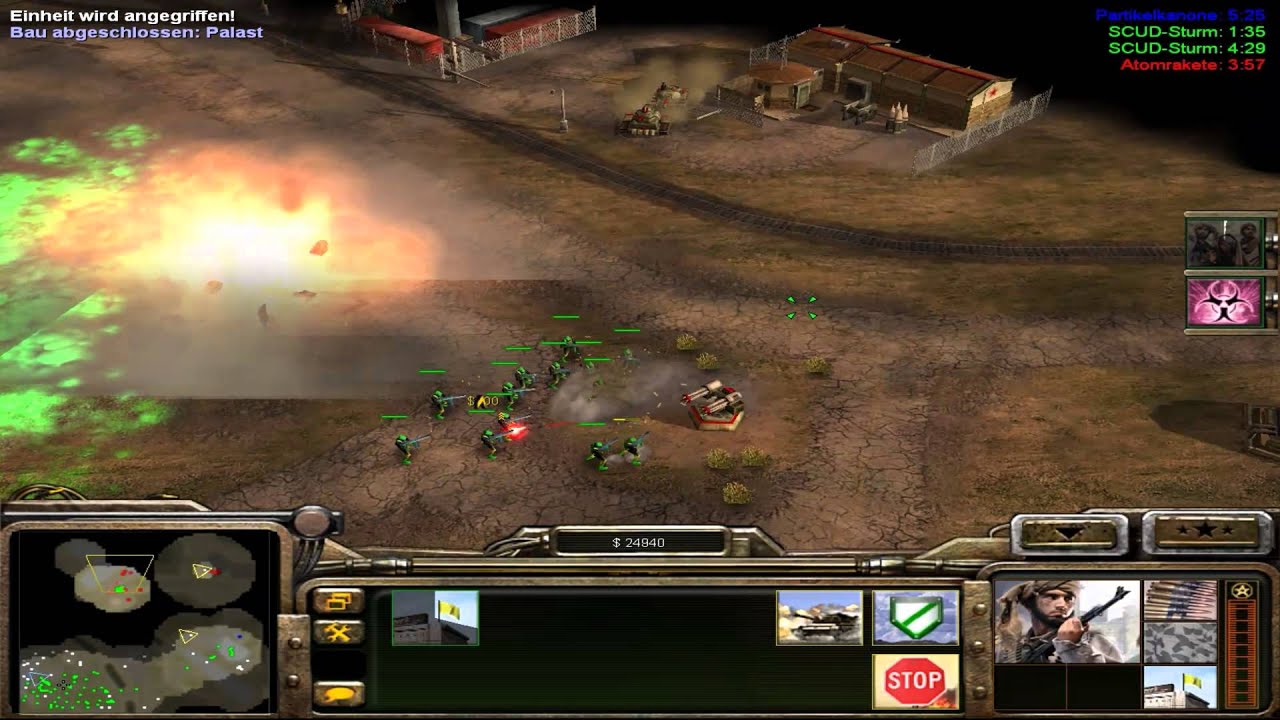 Let's Play Command & Conquer Generals (German) #22 - YouTube
