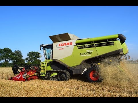 Claas Lexion 760 - YouTube