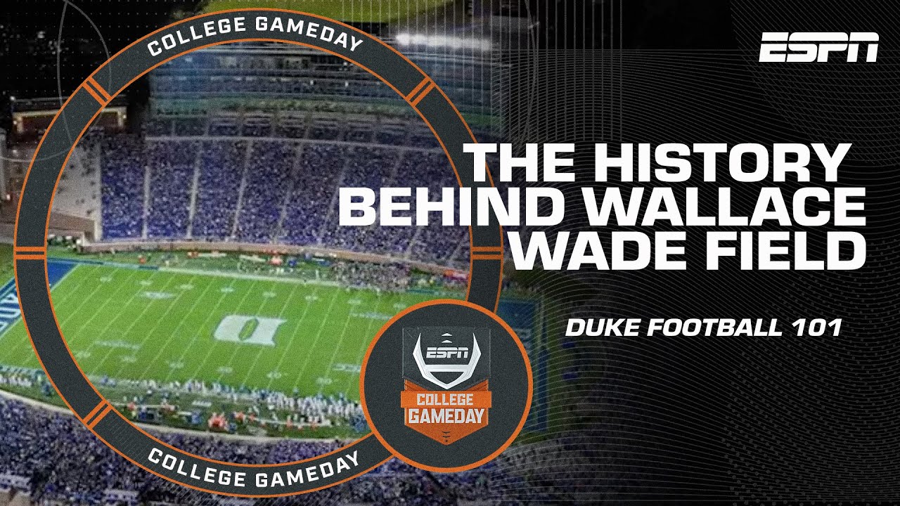 The history of the beautiful Wallace Wade Stadium 🏟️ | College GameDay ...