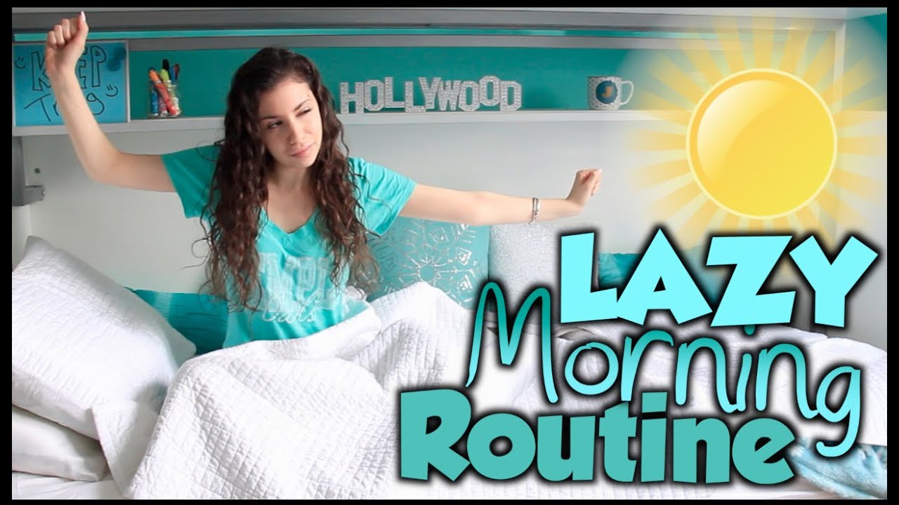 What girls do on the weekends?! | Lazy Morning Routine - YouTube