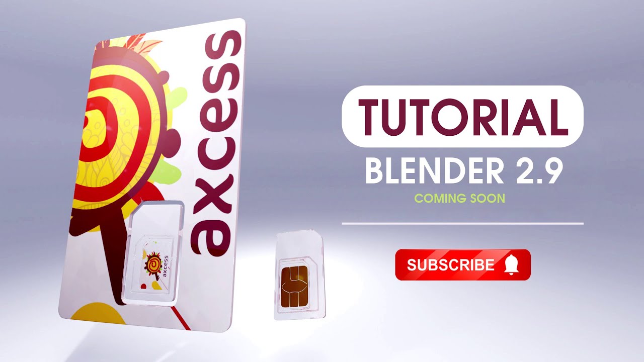 Axcess SIM CARD - Blender 2.9 Tutorial coming soon #3d #blender3d # ...