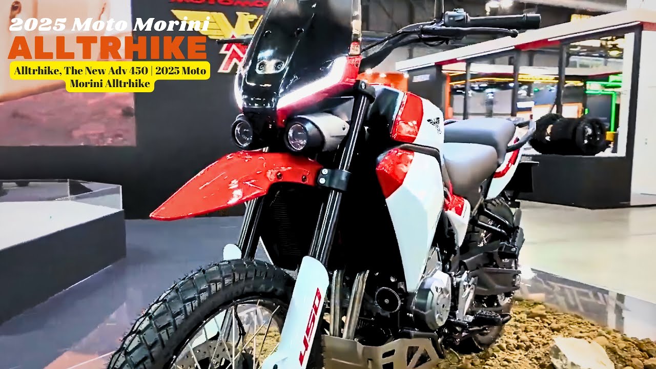 Alltrhike, The New Adv 450 | 2025 Moto Morini Alltrhike - YouTube