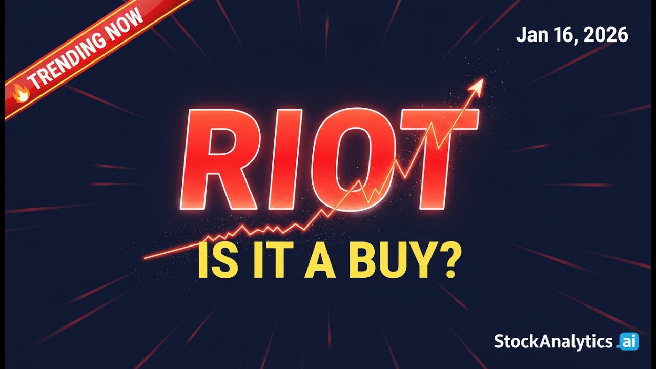 Riot Platforms (RIOT) Stock Analysis: Why It's Trending | Jan 16, 2026 ...