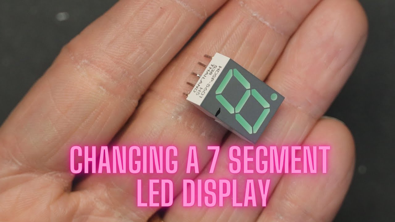 Tutorial on Replacing a 7 Segment LED Numeric Display Panel On HME ...