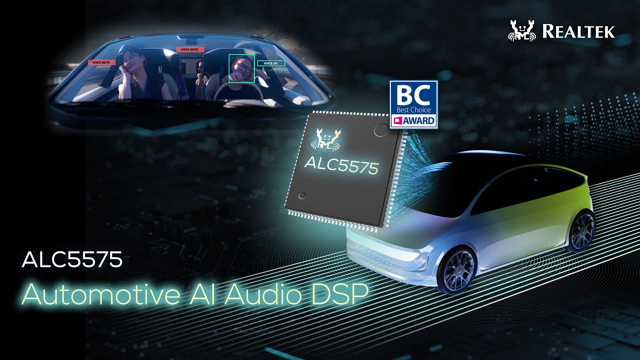 Realtek 2024 Best Choice Award Category Award Automotive AI Audio DSP ...