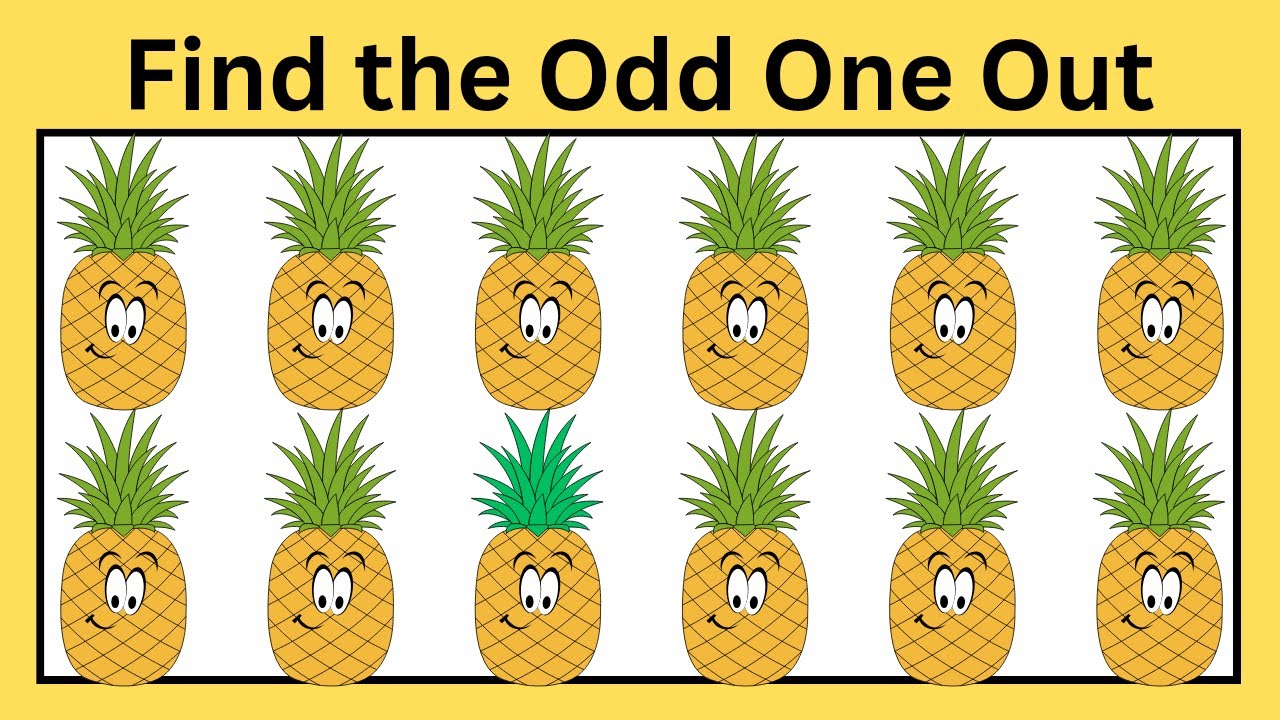 【Easy, Medium, Hard Levels】Can you Find the Odd Letter in 15 seconds ...