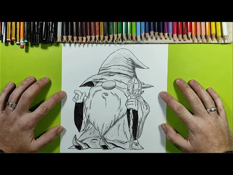 Como dibujar un mago 🧙 paso a paso 2 | How to draw a magician 🧙 2 - YouTube
