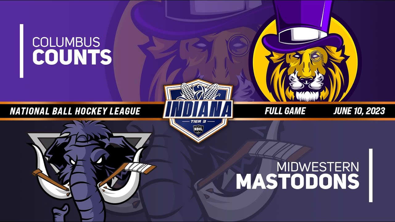 NBHL Indiana: Midwestern Mastodons vs. Columbus Counts Full Game - YouTube