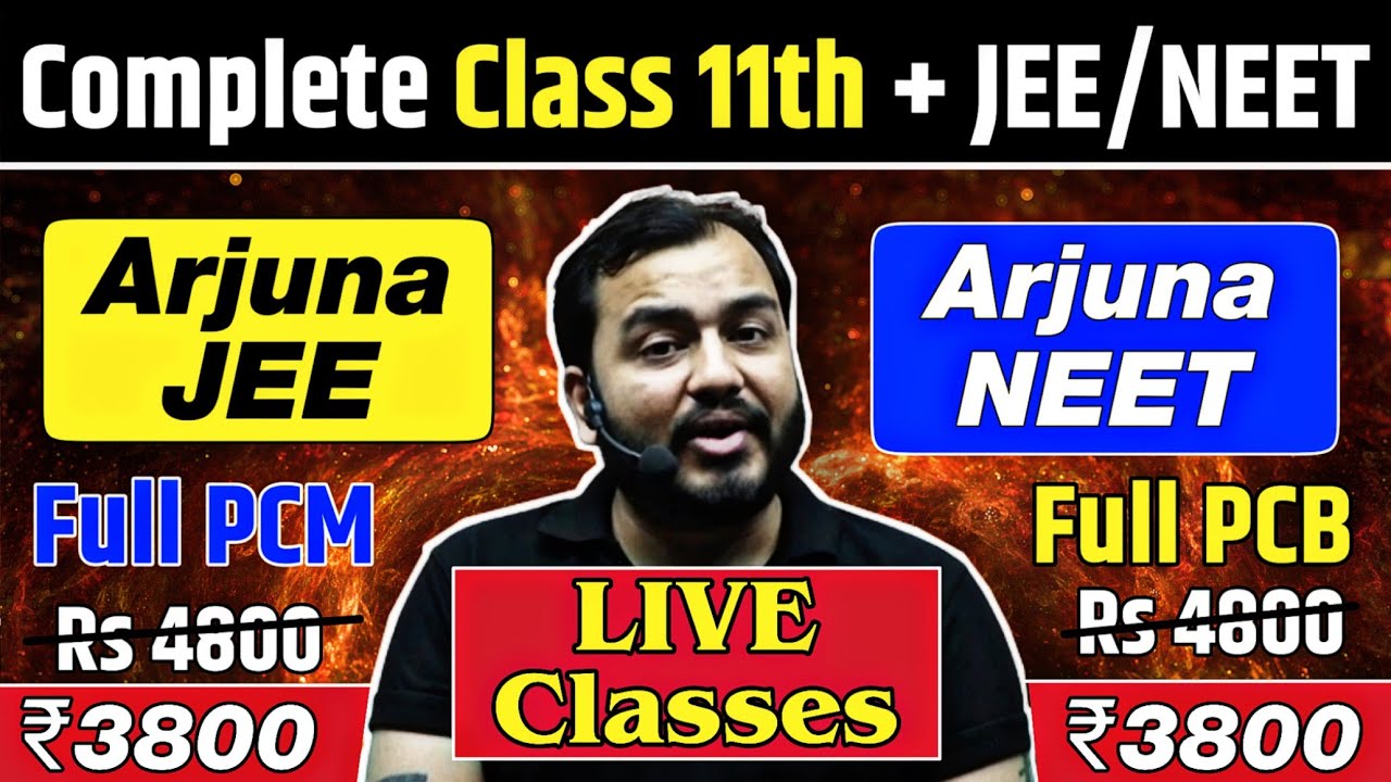 Class 11th - NEW LIVE BATCHES Launched !!! Arjuna JEE/NEET on PW App 🔥 ...