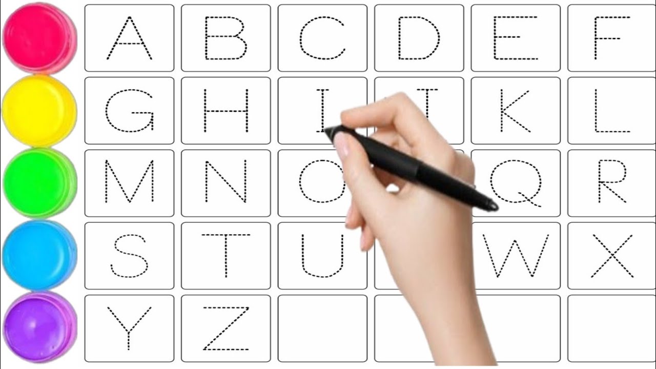 English Alphabets | Learn English Alphabet A to Z Preschool learning # ...