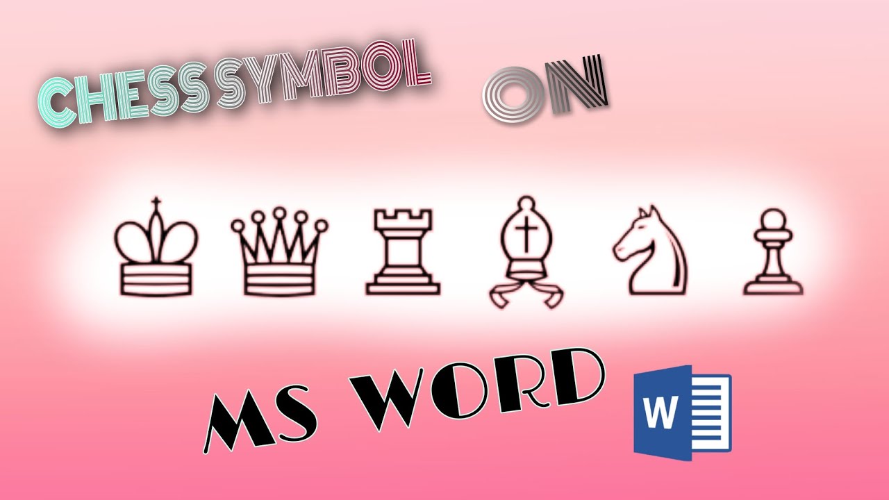 Chess SYMBOL on Microsoft WORD Shortcut key #viral #new #symbol # ...