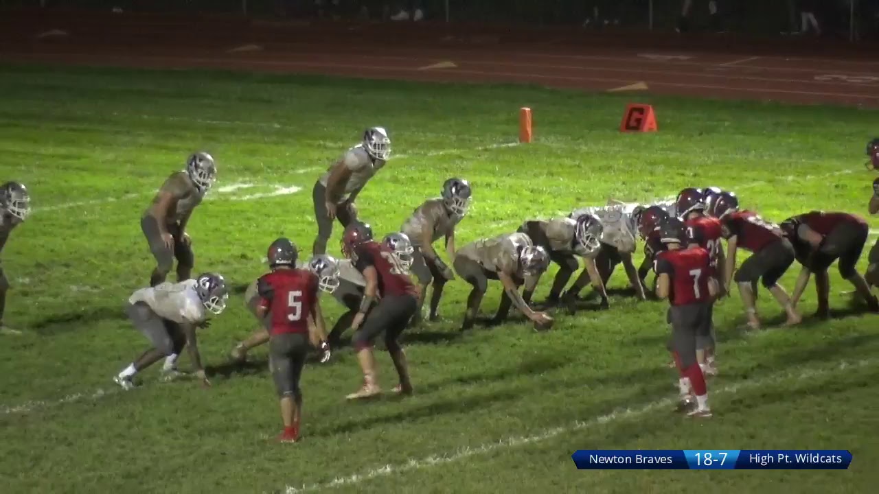 Newton vs. High Point Football Full Game - YouTube