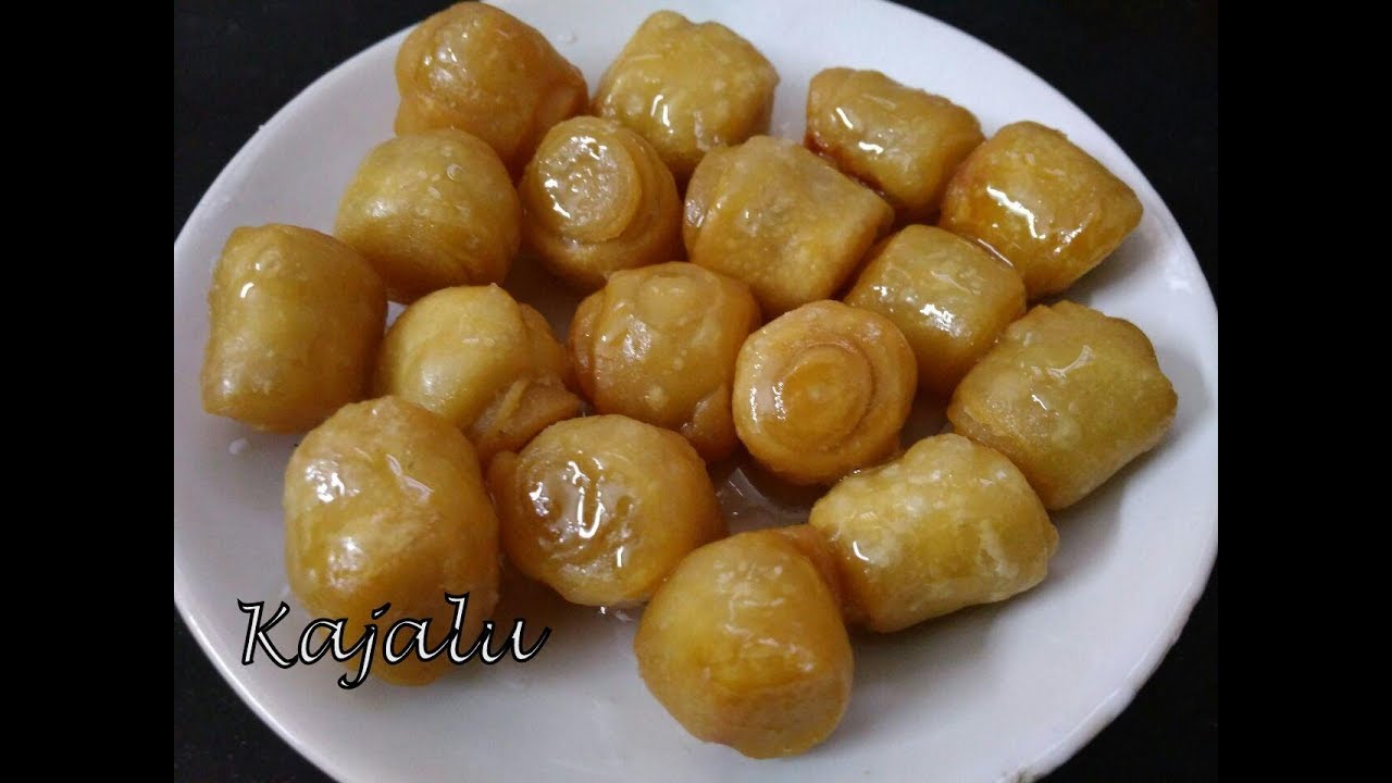 Diwali special chitti kajalu // madatha khaja preparation at home - YouTube