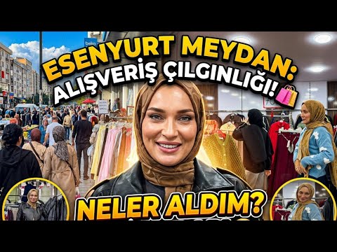 Esenyurt Meydanda Bakılmadık Mağaza Bırakmadım Elbise Deniyoruz Ve Bol Alışveriş