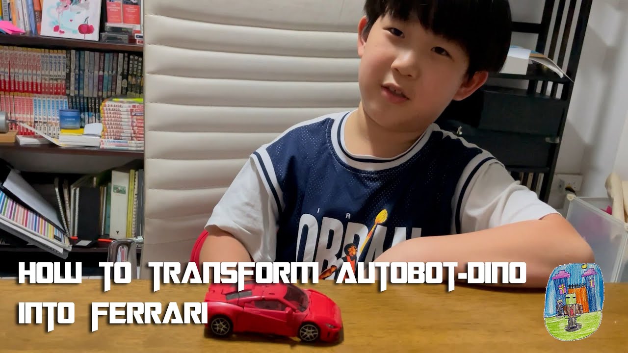 How to transform Autobot - Dino into Ferrari - YouTube