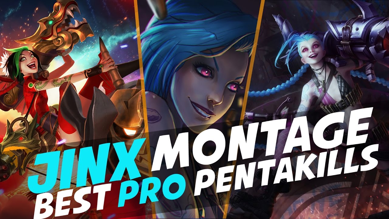 Jinx Montage - League of Legends - Best Pro pentakills 2016 - YouTube